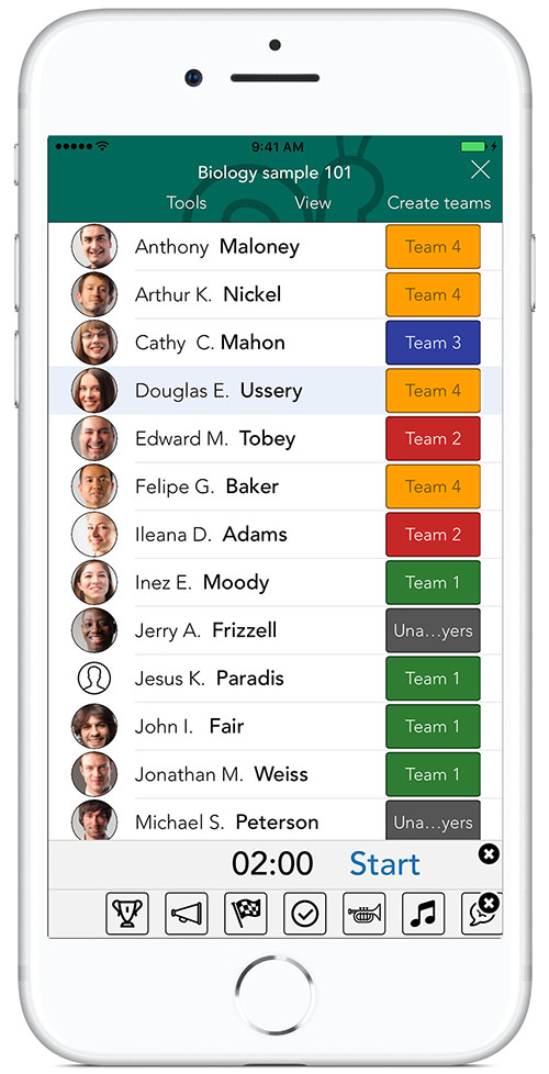 Home TeamMates - Classroom Roulette